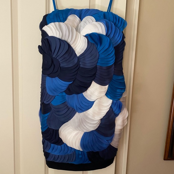 Dresses | Blue Mini Dress | Poshmark